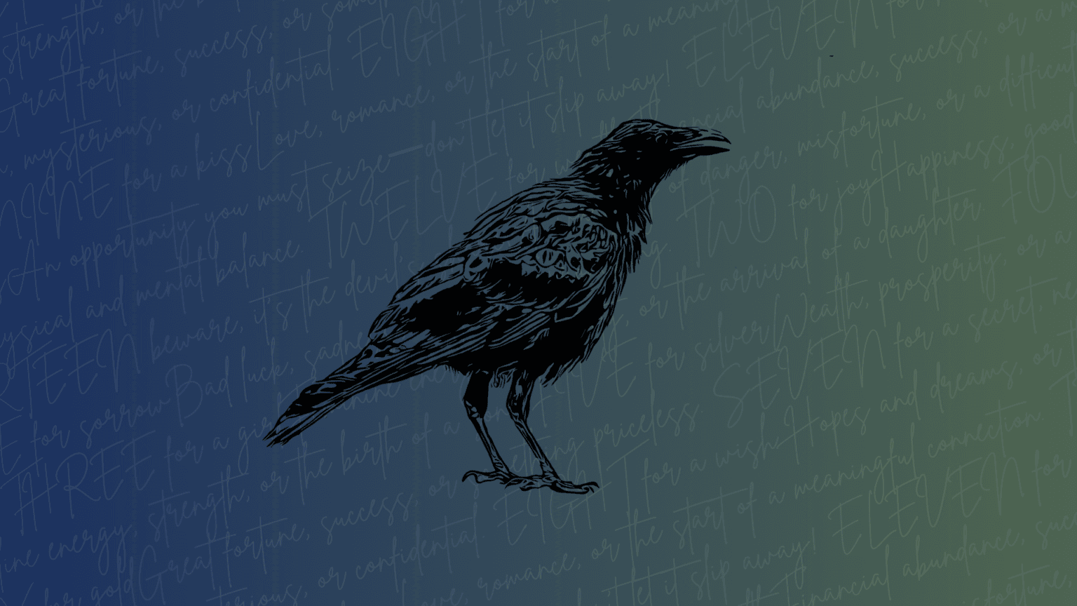 Counting Crows: The Rhyme and Its Meanings - Shadow Grimoire